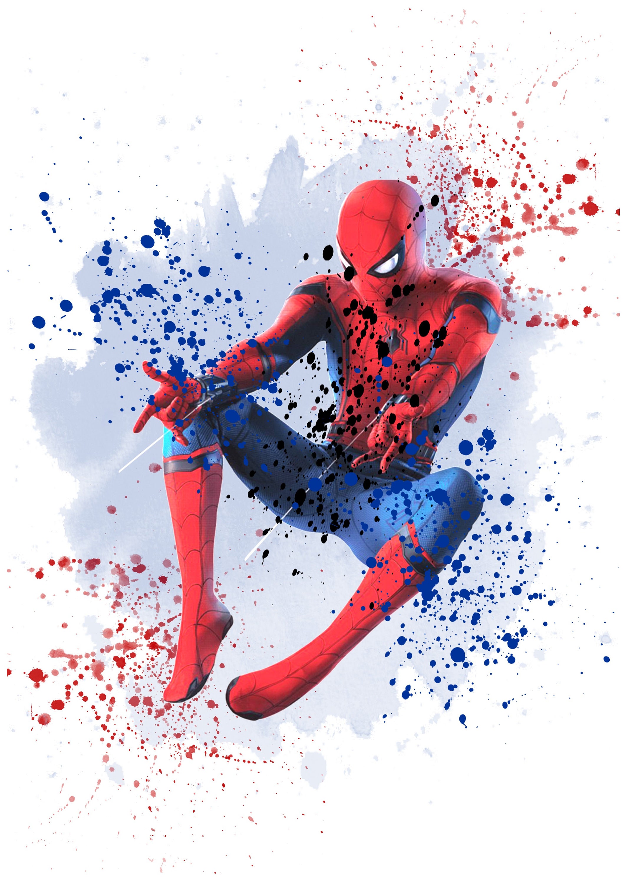 Marvel Universe Avengers Superhero Watercolour Mix & Match Set of 6 ...