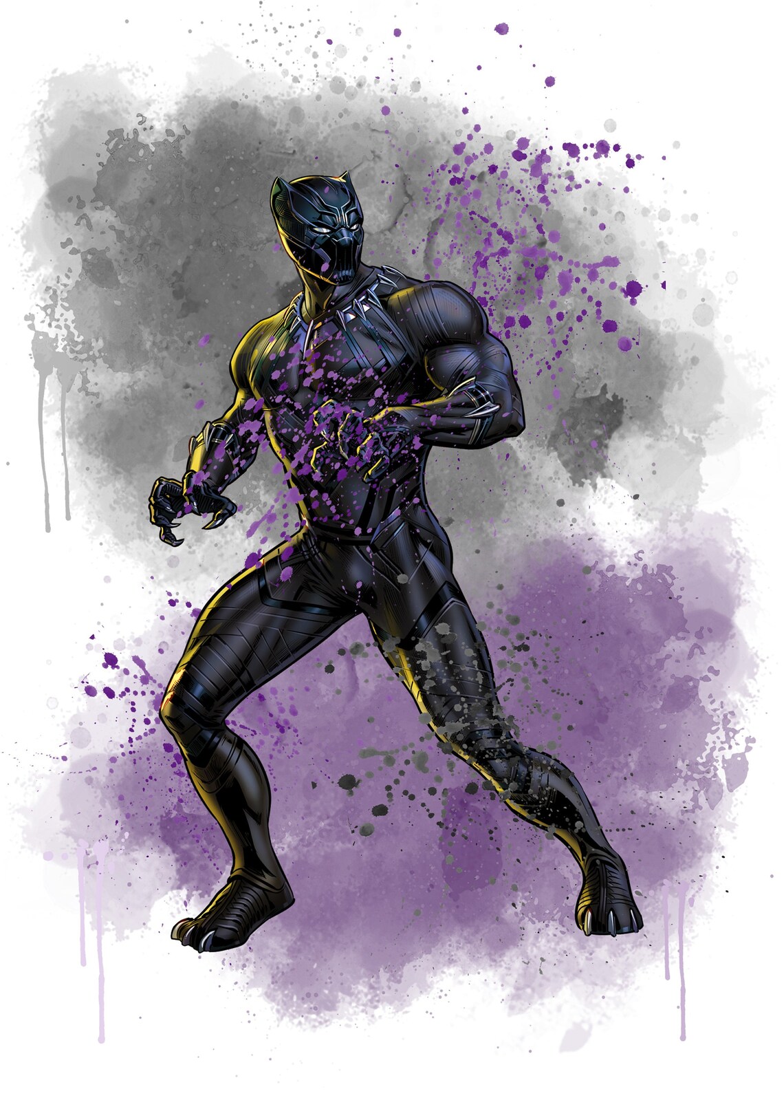 Marvel Avengers Superhero Watercolour Set of 6 Prints I Marvel | Etsy