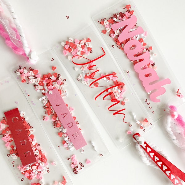 Valentine Bookmark - Etsy