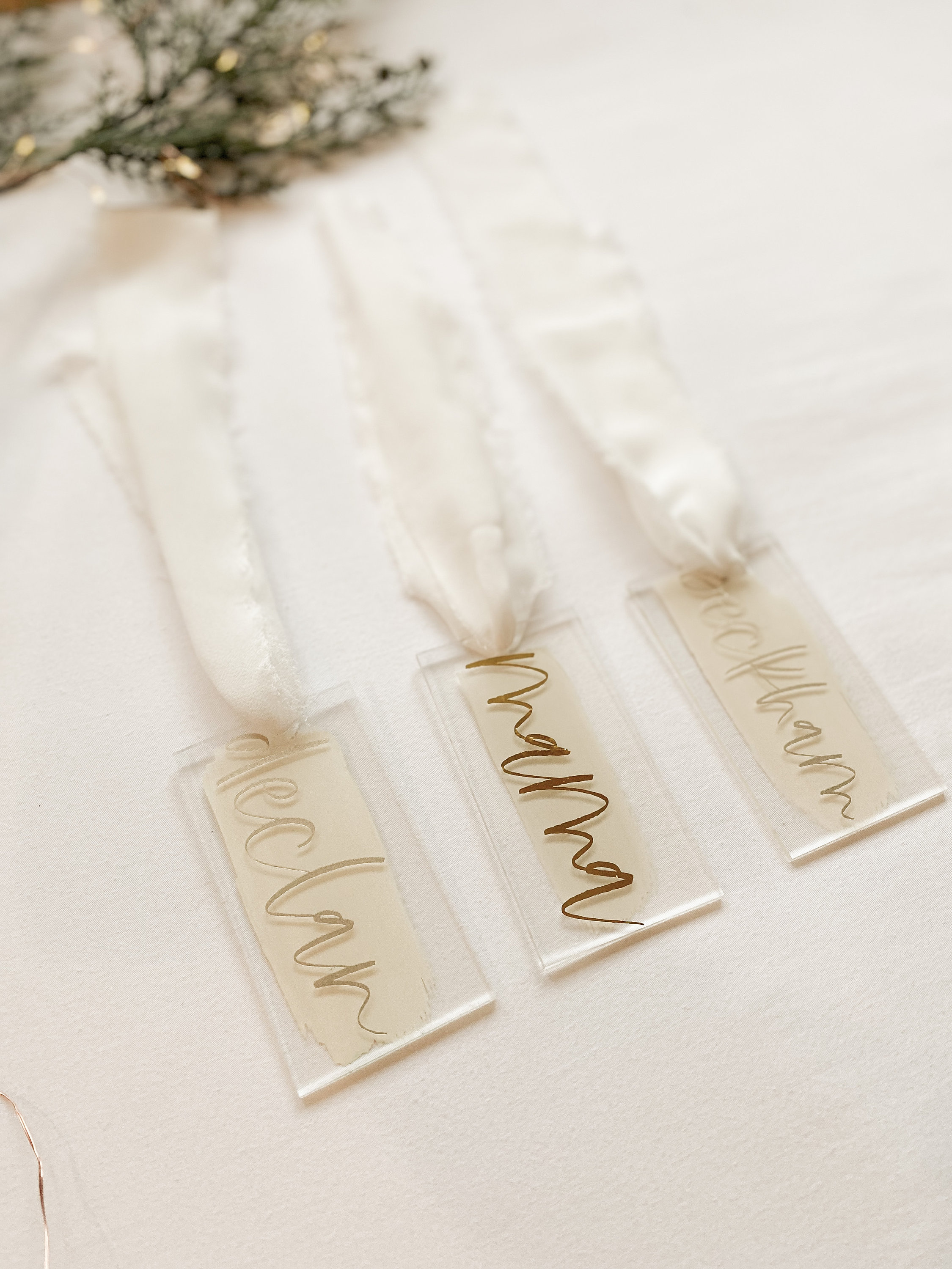 Hand Lettered Stocking Tags - Etsy