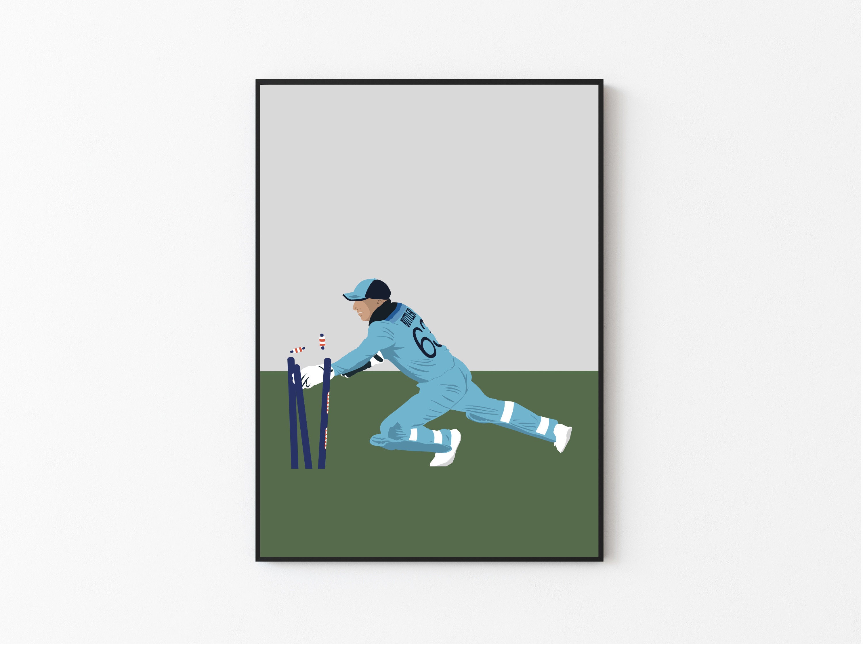 Joss Butler Poster Cricket World Cup 2019 Poster England Cricket Poster ...