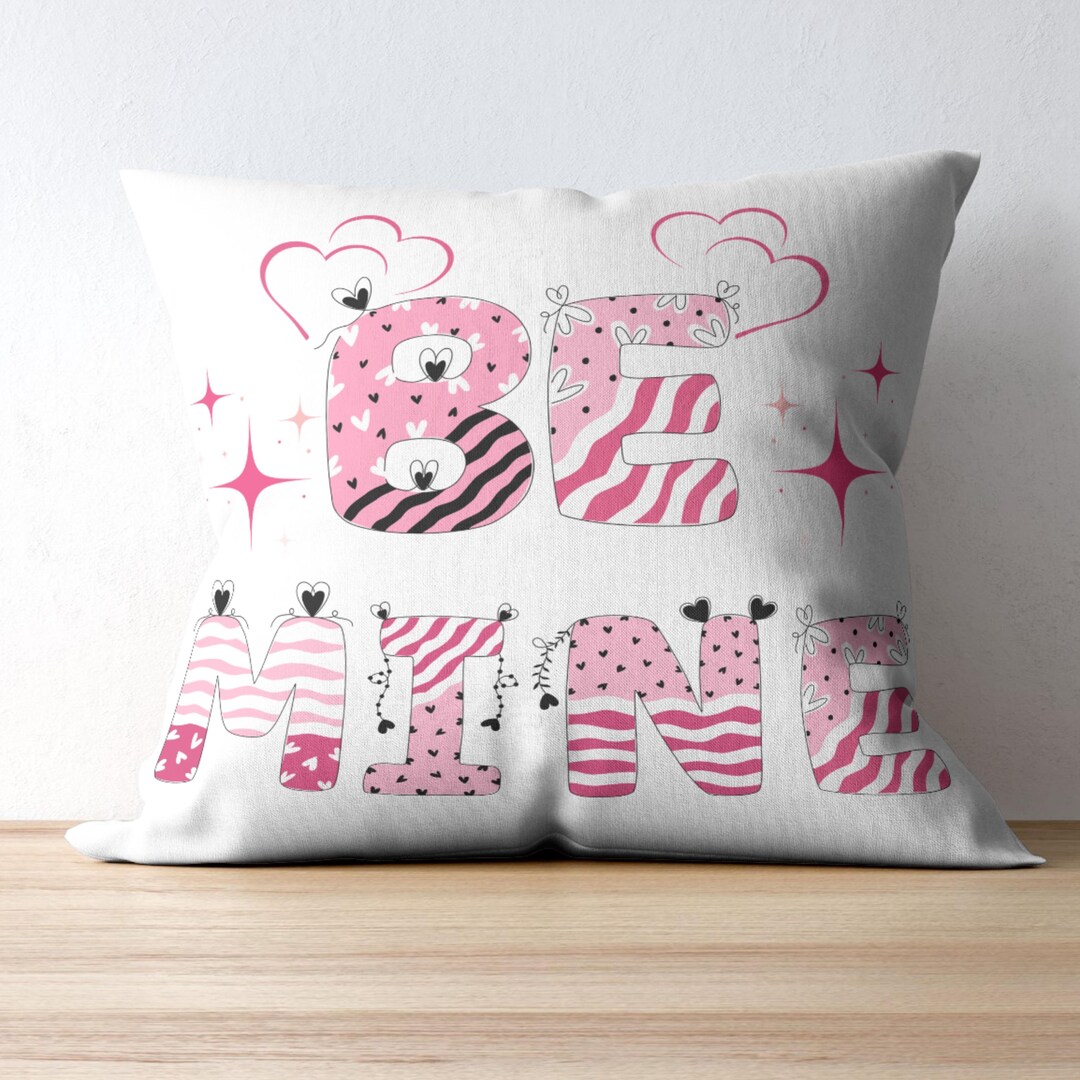 Valentine's Day Be Mine Doodle Letters, PNG, Digital Download - Etsy
