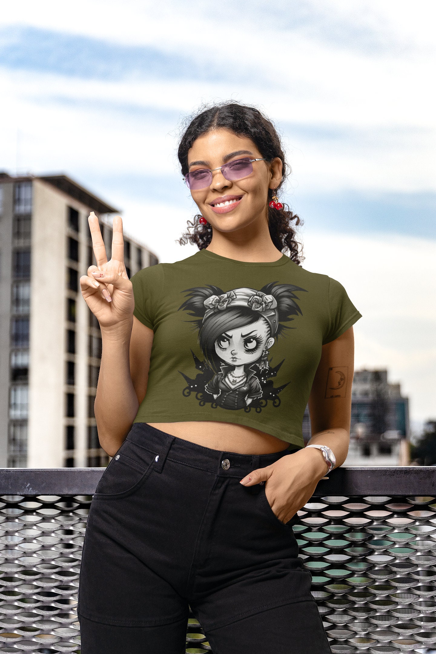 Gothic Cute Girl Digital Download Adorable and Dark,medieval / Punk ...