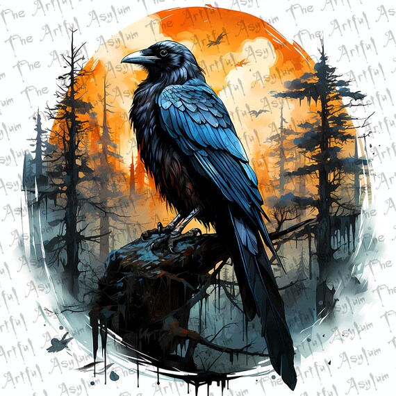 Scary Crow Art