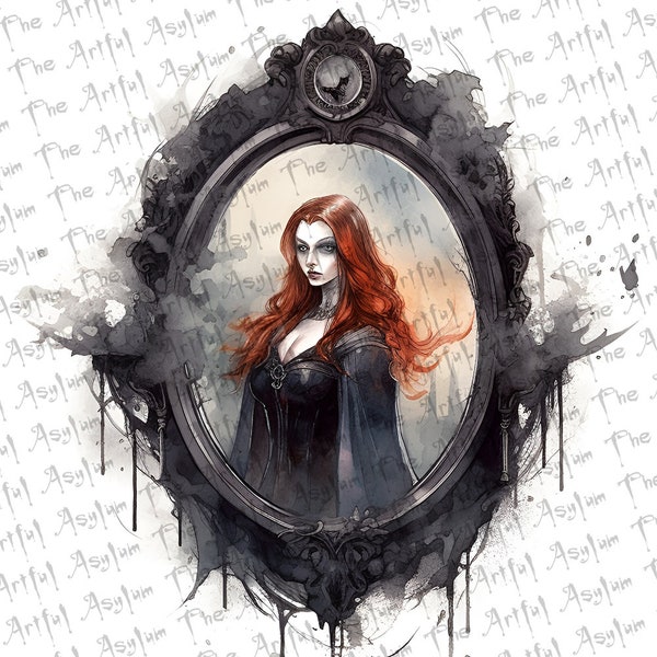 Vampire Woman Mirror - Etsy