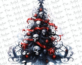 Gothic Christmas Horror Krampus Digital Download Digital Art, Instant ...