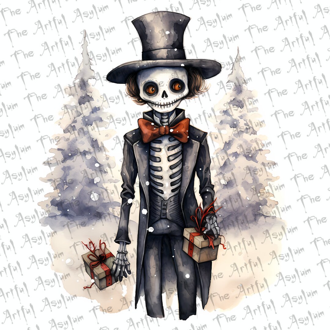 Gothic Christmas Digital Download T-shirt or Hoodie Design, Digital Art ...