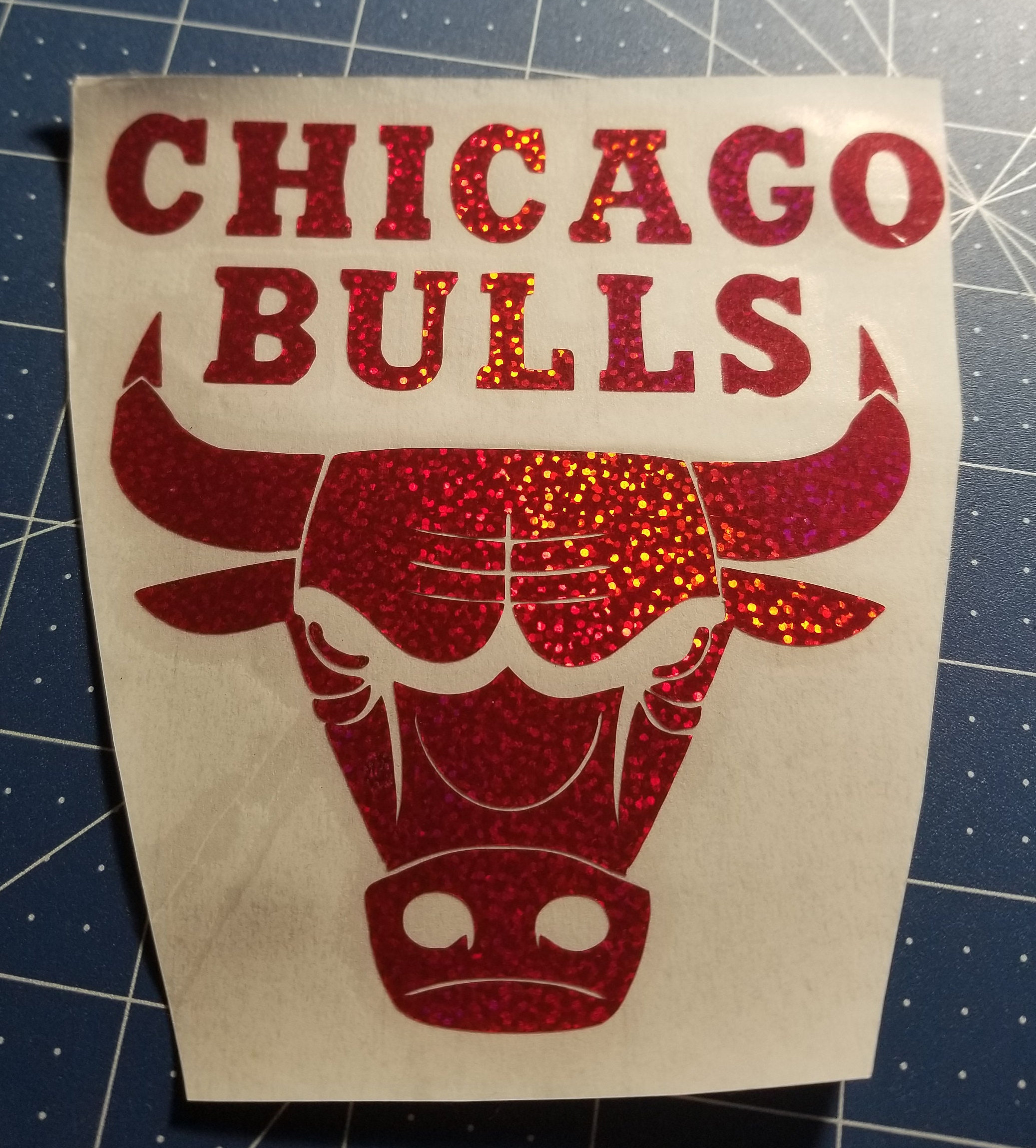Chicago Bulls Decal, Bulls Sticker, Decal, Sports Decal, Sports Sticker ...