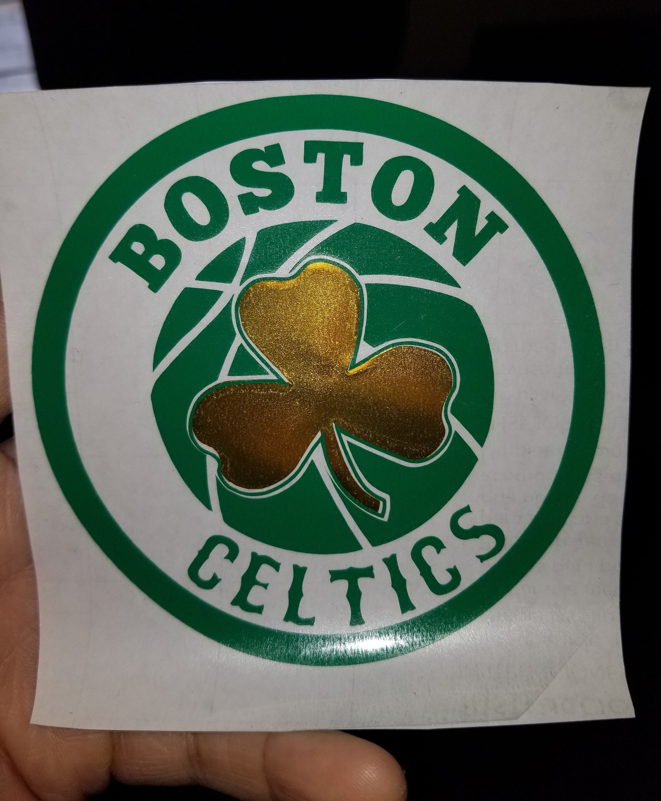 Boston Celtics Sticker, Car, Laptop Decal - Etsy