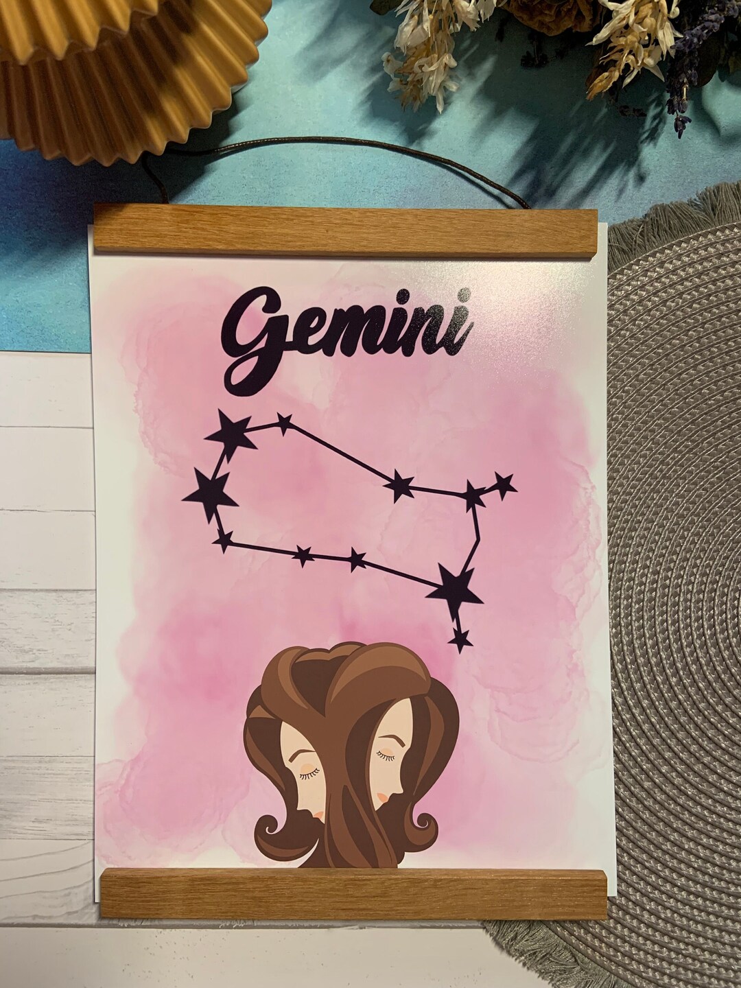 Horoscope Posters, Zodiac Signs Illustration, Unique Gift for Astrology ...