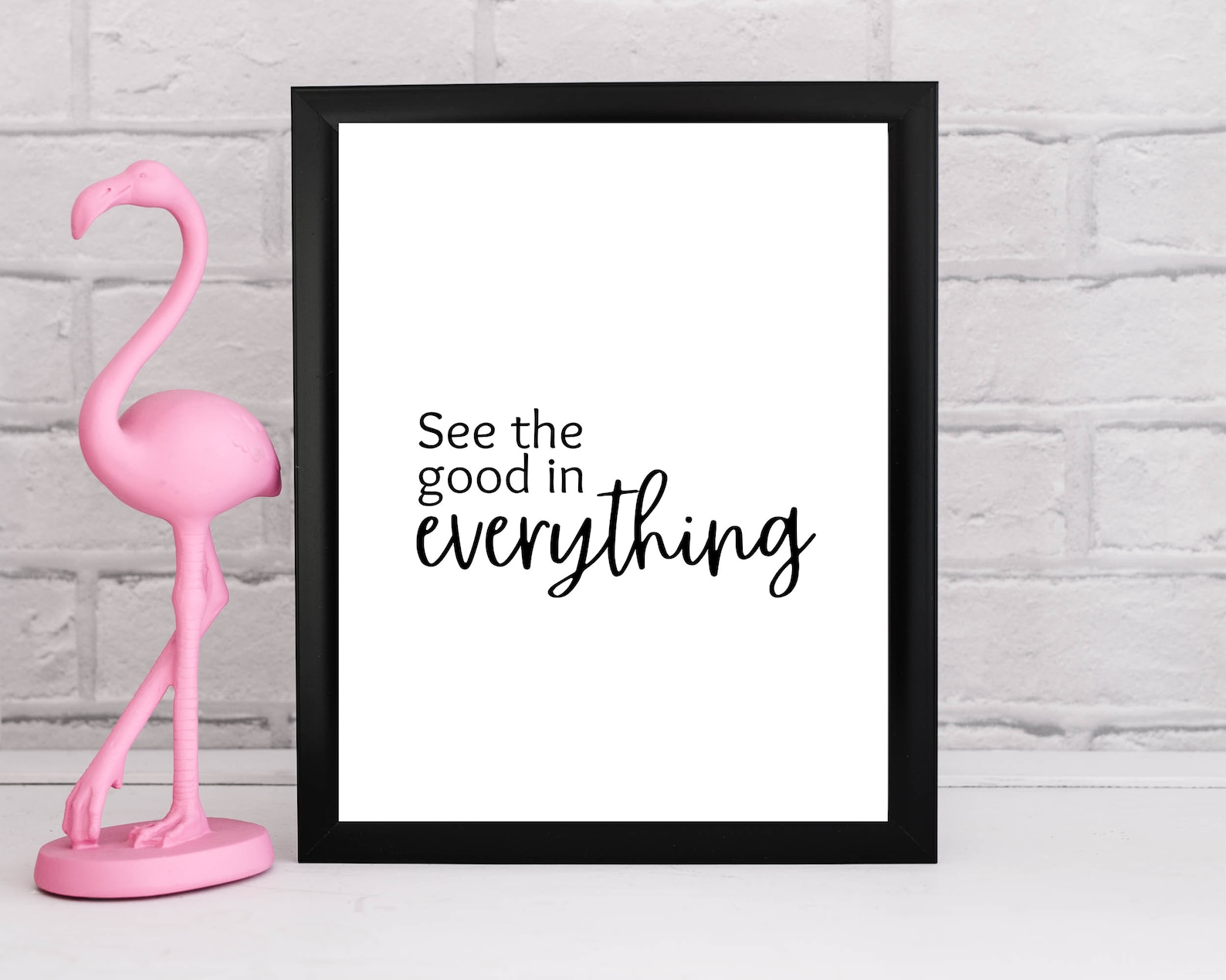 See the Good in Everything, Inspirational Quotes, Printable Wall Art ...