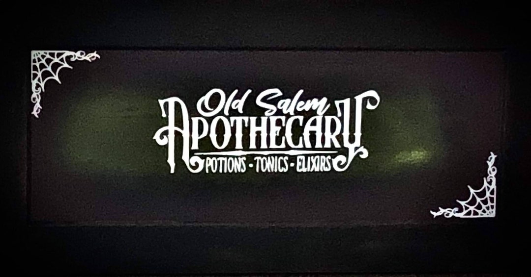 Old Salem Apothecary Sign - Etsy