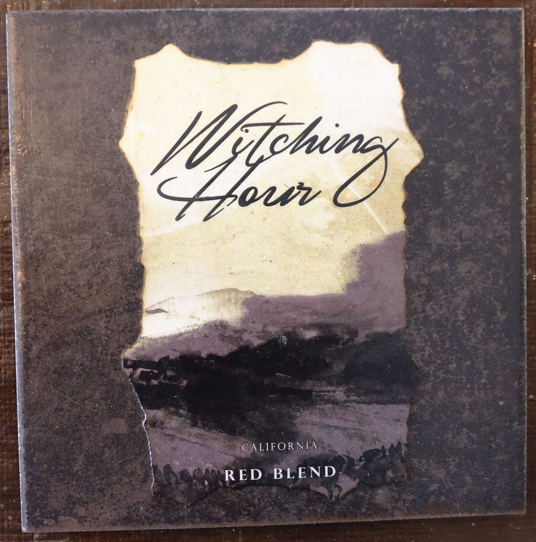 Witching Hour Red Blend Wine Label Trivet - Etsy
