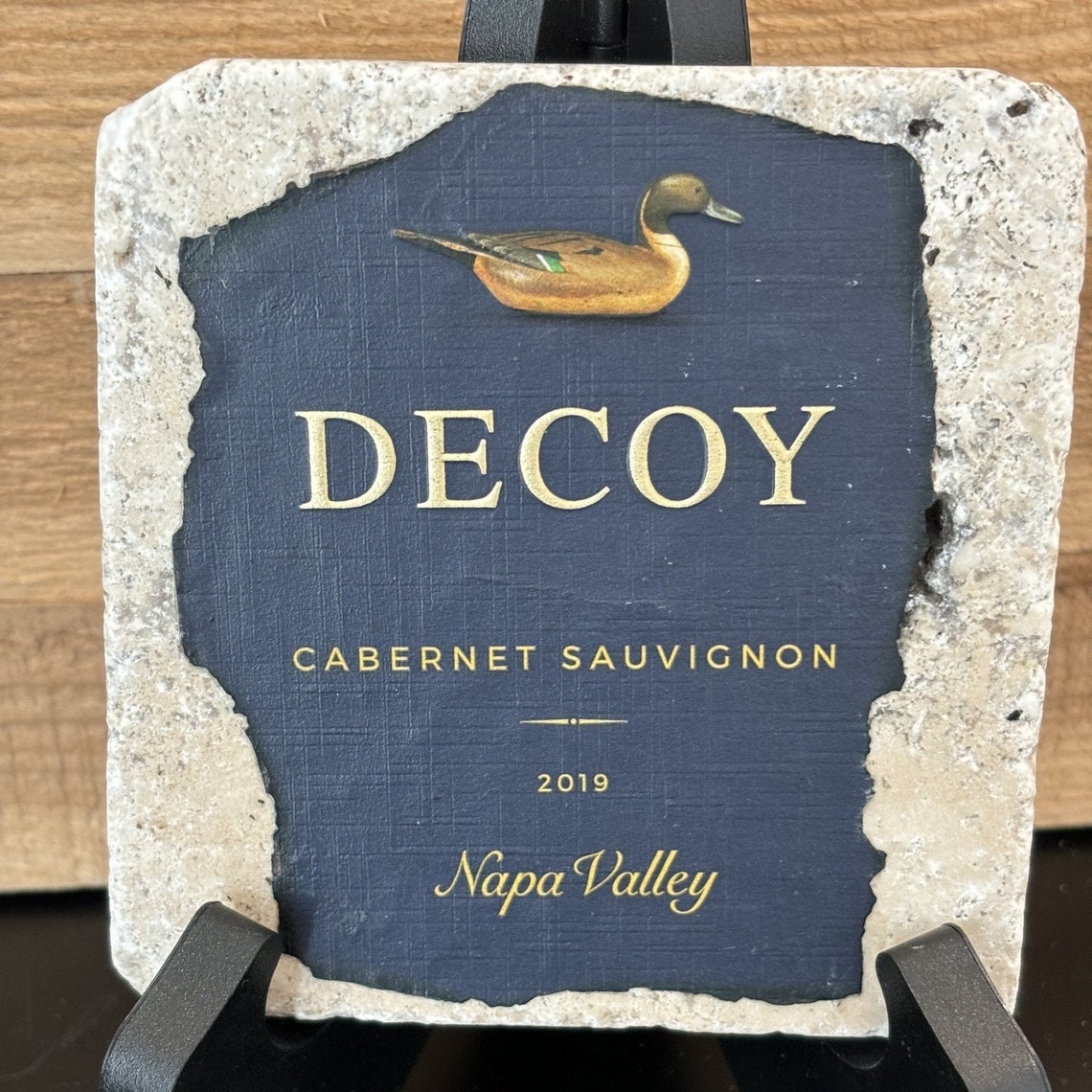 Decoy Cabernet Sauvignon Wine Label Coaster - Etsy