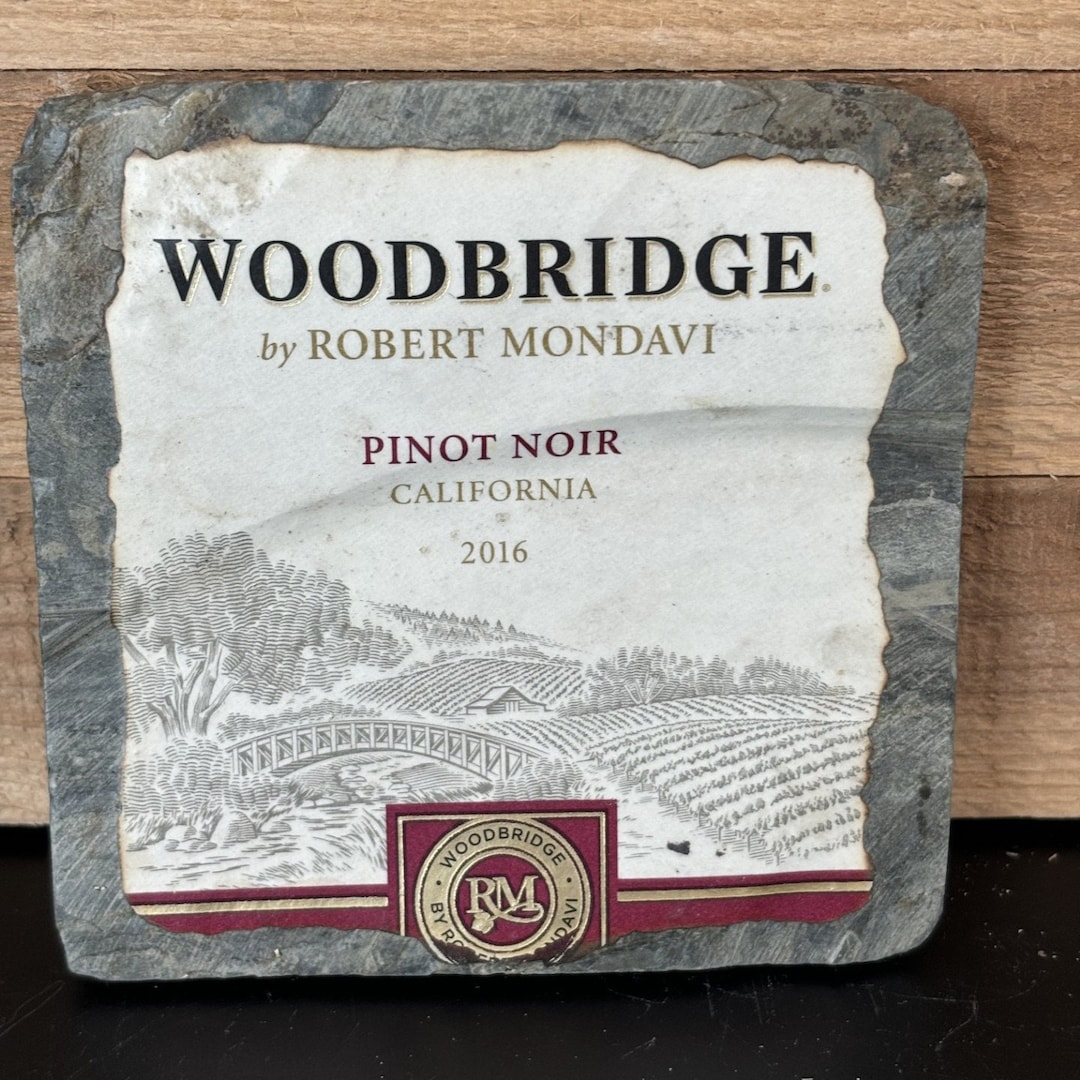 Woodbridge Robert Mondavi Pinot Noir Wine Label Coaster - Etsy