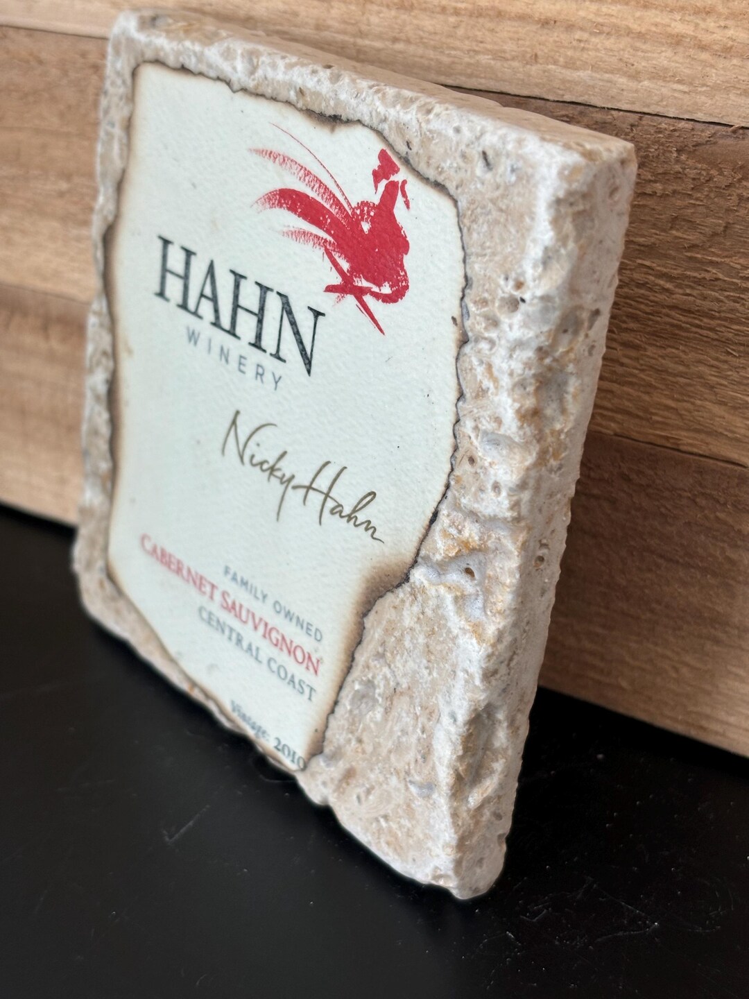 Hahn Cabernet Sauvignon Wine Label Coaster - Etsy