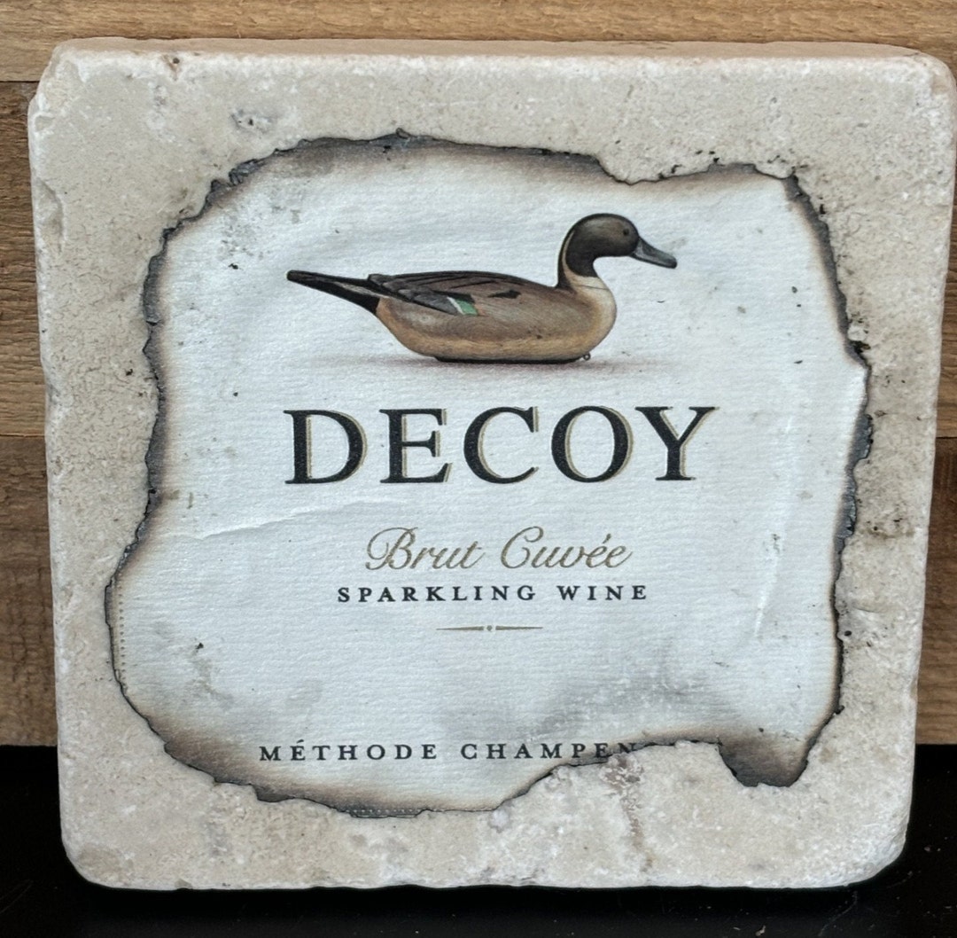 Decoy Brute Cuvee Sparkling Wine Label Coaster - Etsy