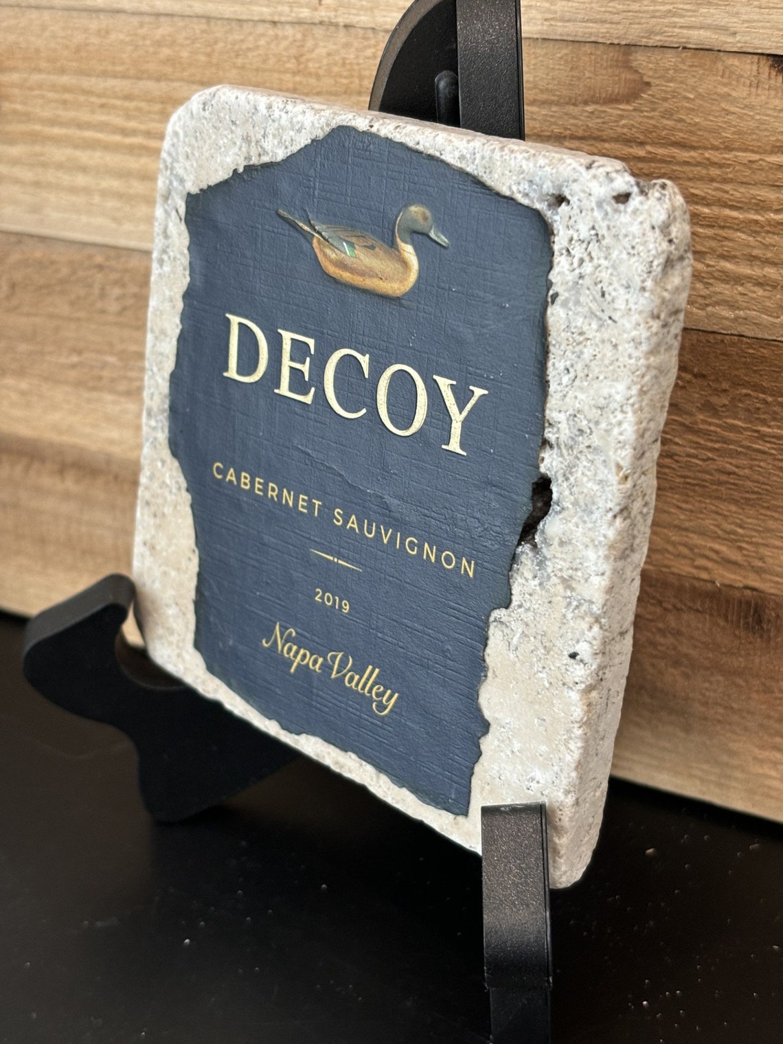 Decoy Cabernet Sauvignon Wine Label Coaster - Etsy