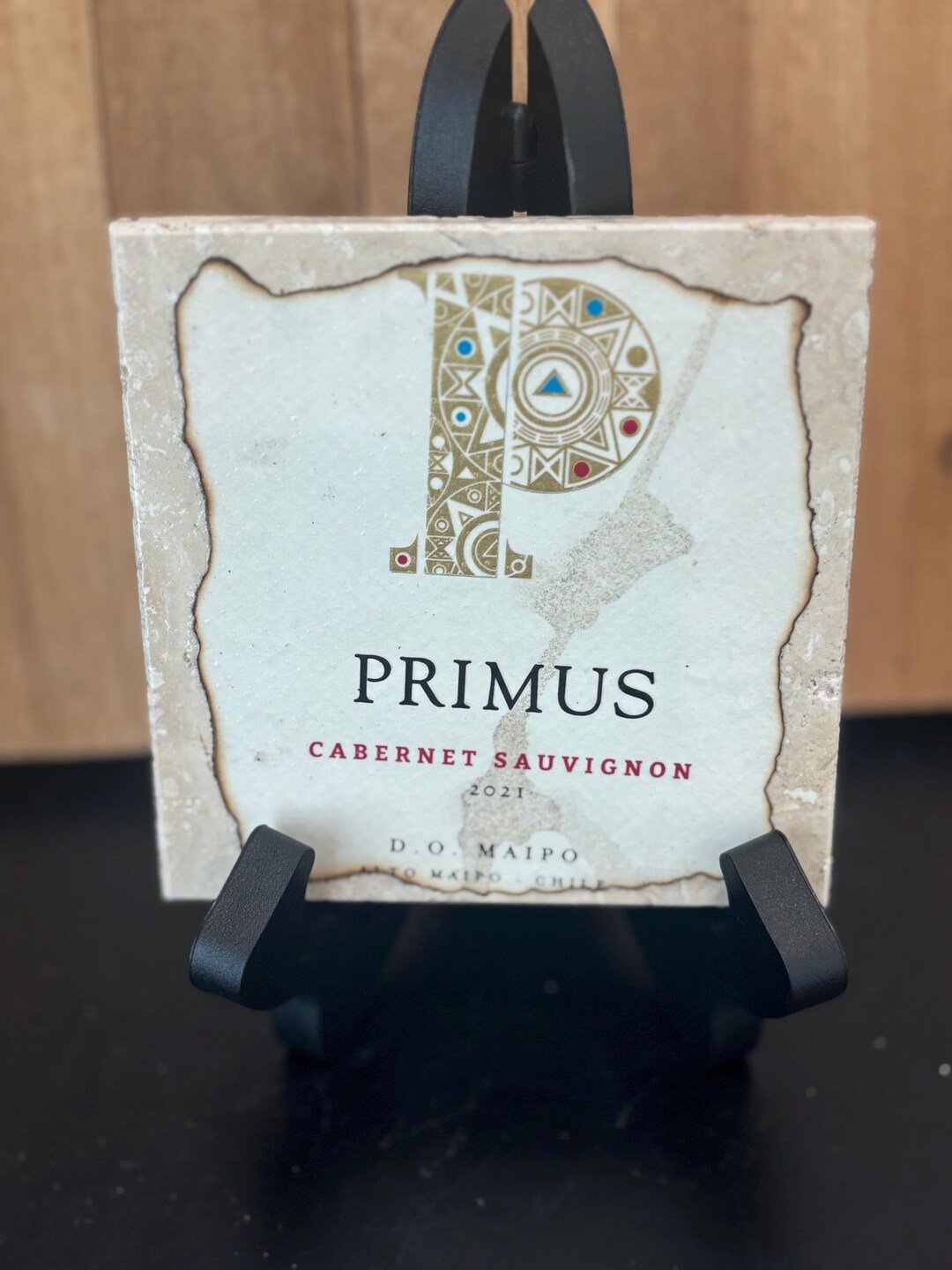 Primus Cabernet Sauvignon Chilean Label Wine Coaster - Etsy