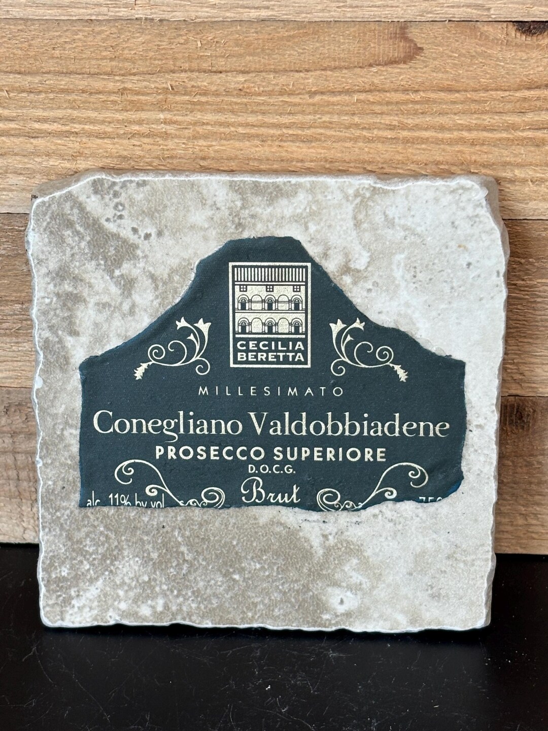 Cecilia Beretta Prosecco Wine Label Coaster - Etsy