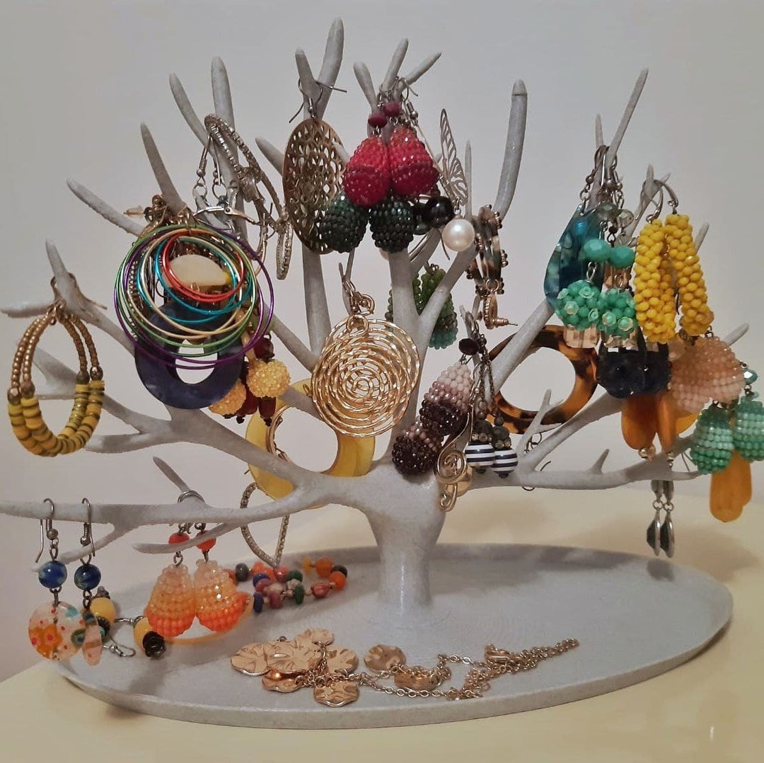 3D Printed Earring Holder Tree - Stylish Jewelry Display for Any Room ...