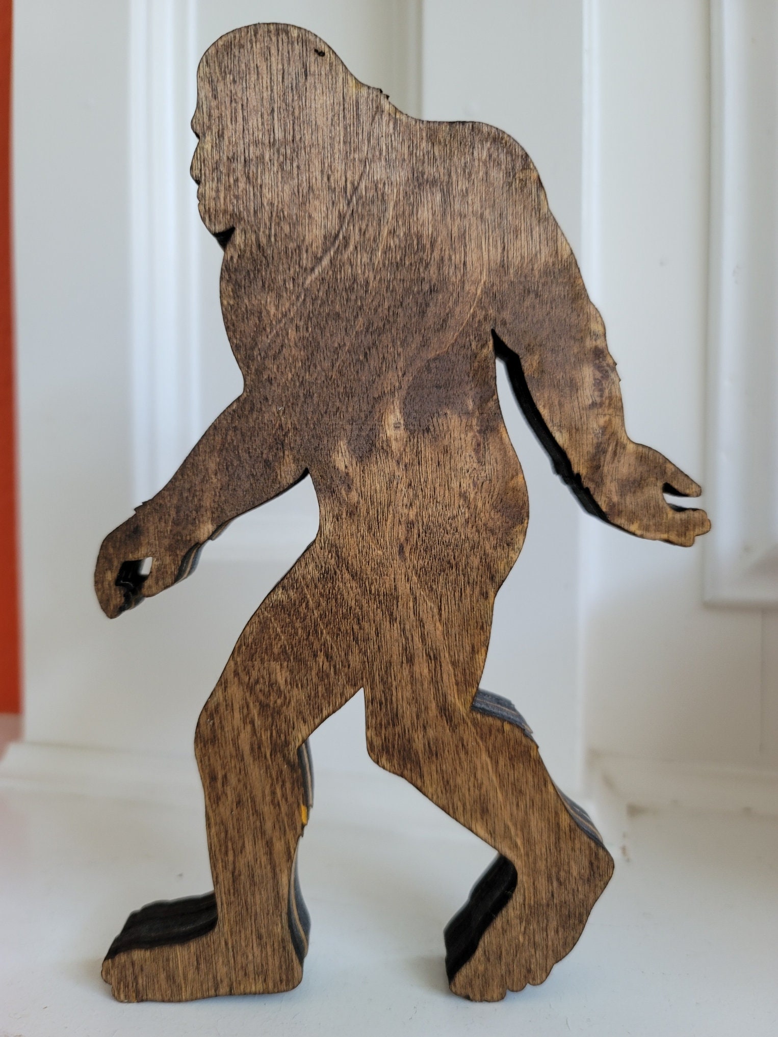 Wood Bigfoot Decor Bigfoot Sculpture Sasquatch Figure Yeti - Etsy