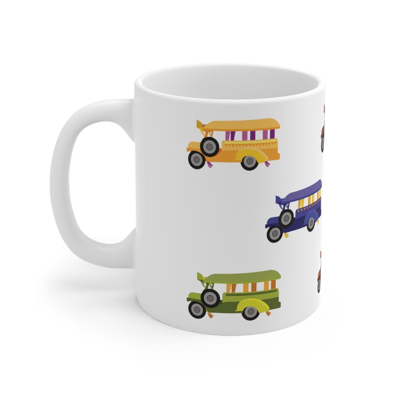JEEPNEY Ceramic Mug 11oz Filipino,pinoy,pinay,philippines,jeep,taxi ...