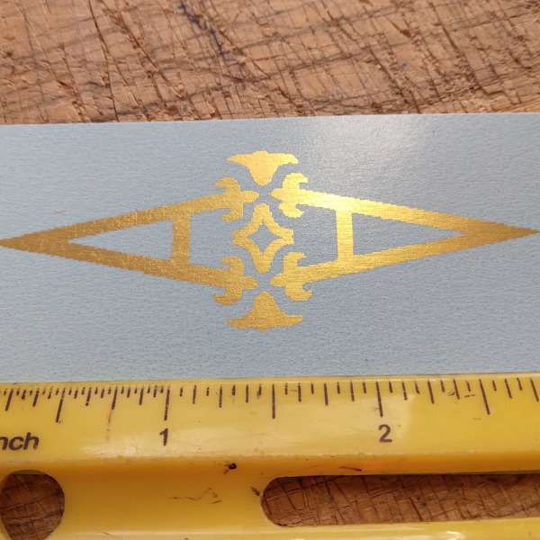 Gold Waterslide Decal - Etsy