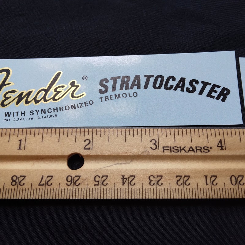 Fender Guitar Decal - Etsy