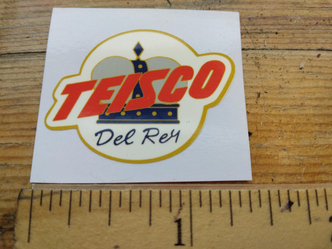 Teisco Del Ray 1960s Vinyl Headstock Sticker, Premium Quality Guitar ...
