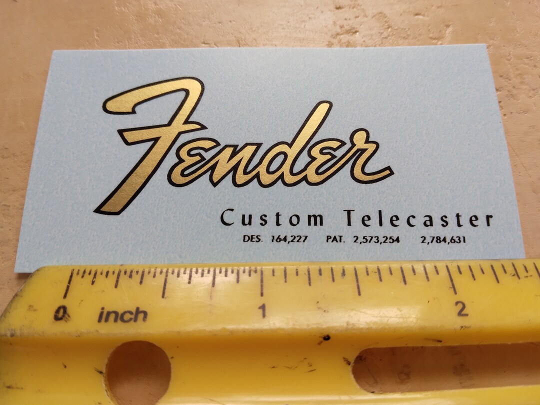 Electric Guitar Waterslide Decal Metallic Ink Guitar Decal - Etsy