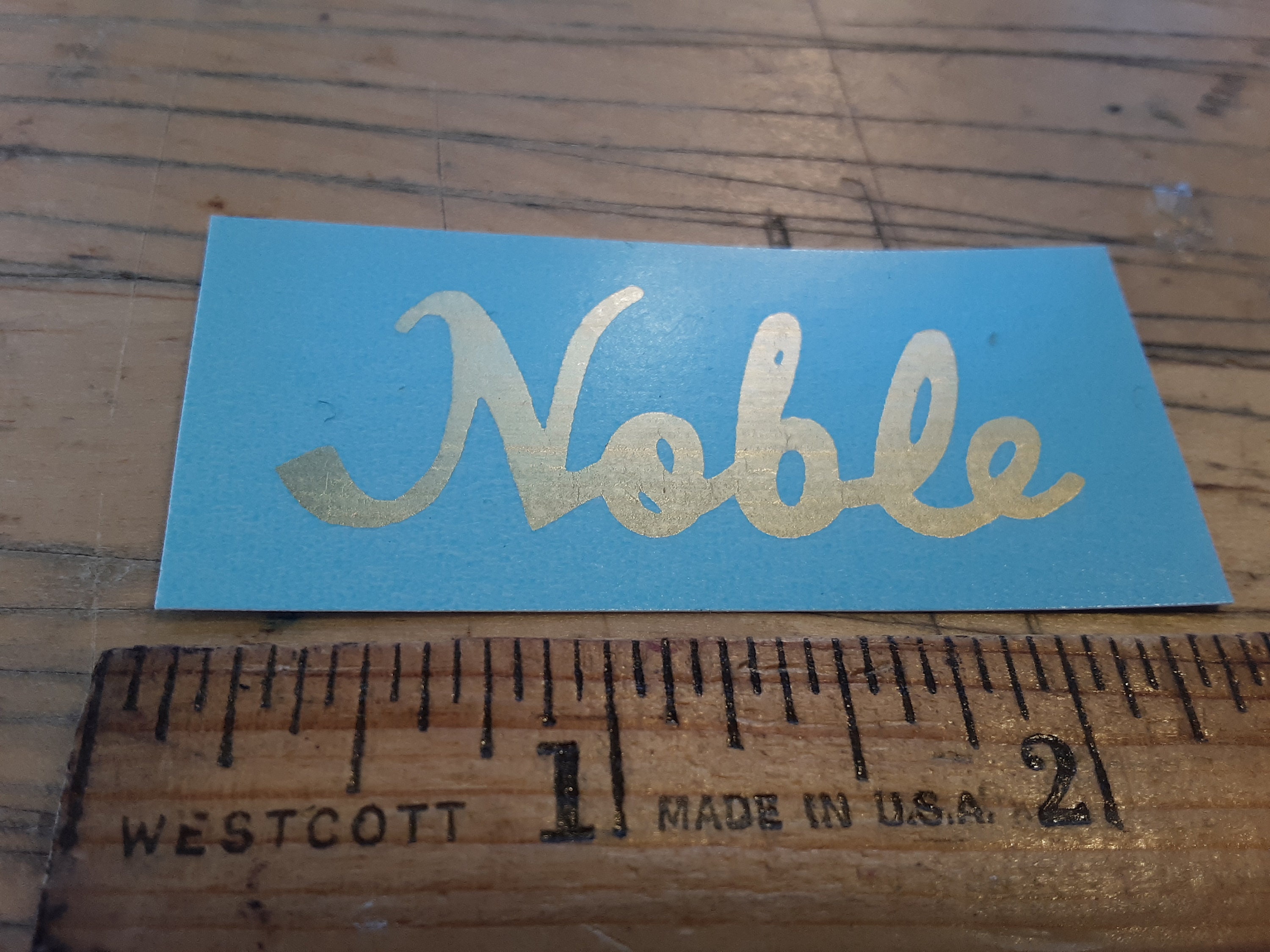 NOBLE 1960s Electric Guitar Waterslide Decal Metallic Ink - Etsy