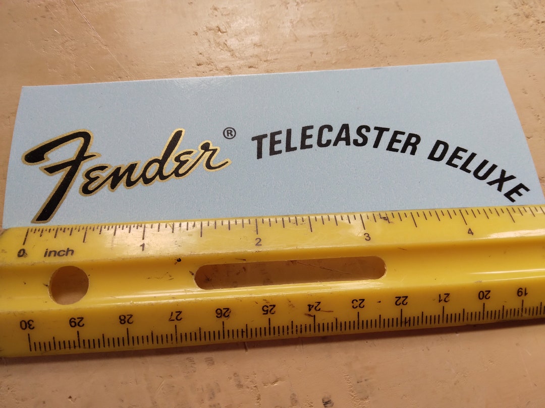 Metallic Gold Fender Telecaster Guitar Waterslide Decal - Etsy