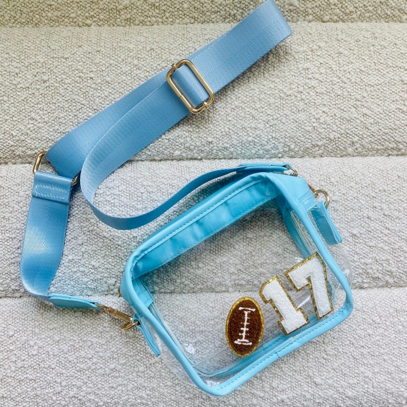 Clear Stadium Bag Clear Crossbody Purse Customizable - Etsy