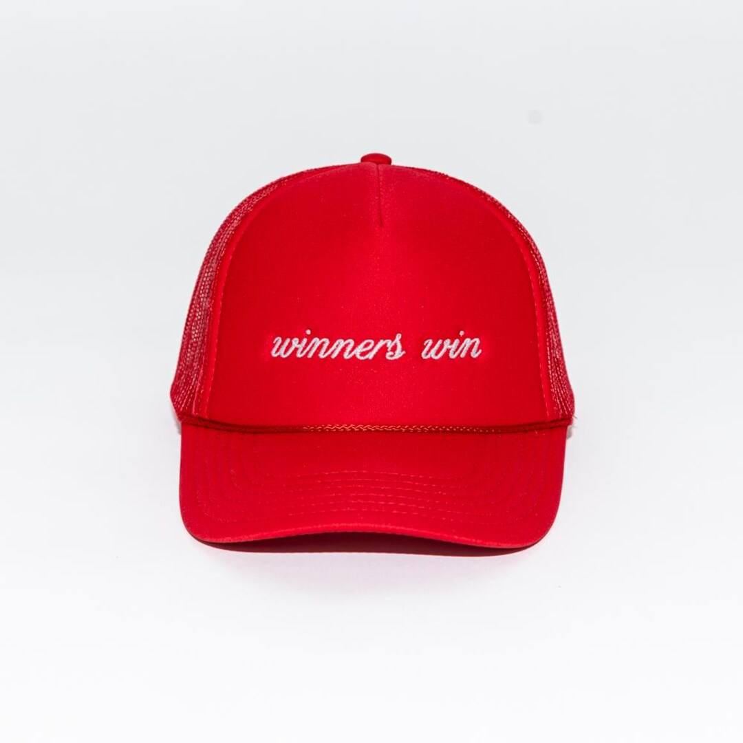 Winners Win Embroidered Trucker Hat - Gameday Sports Outfit - Etsy