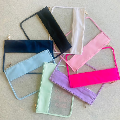 Clear Cosmetic Bags Clear Toiletry Pouch Nylon Bag - Etsy