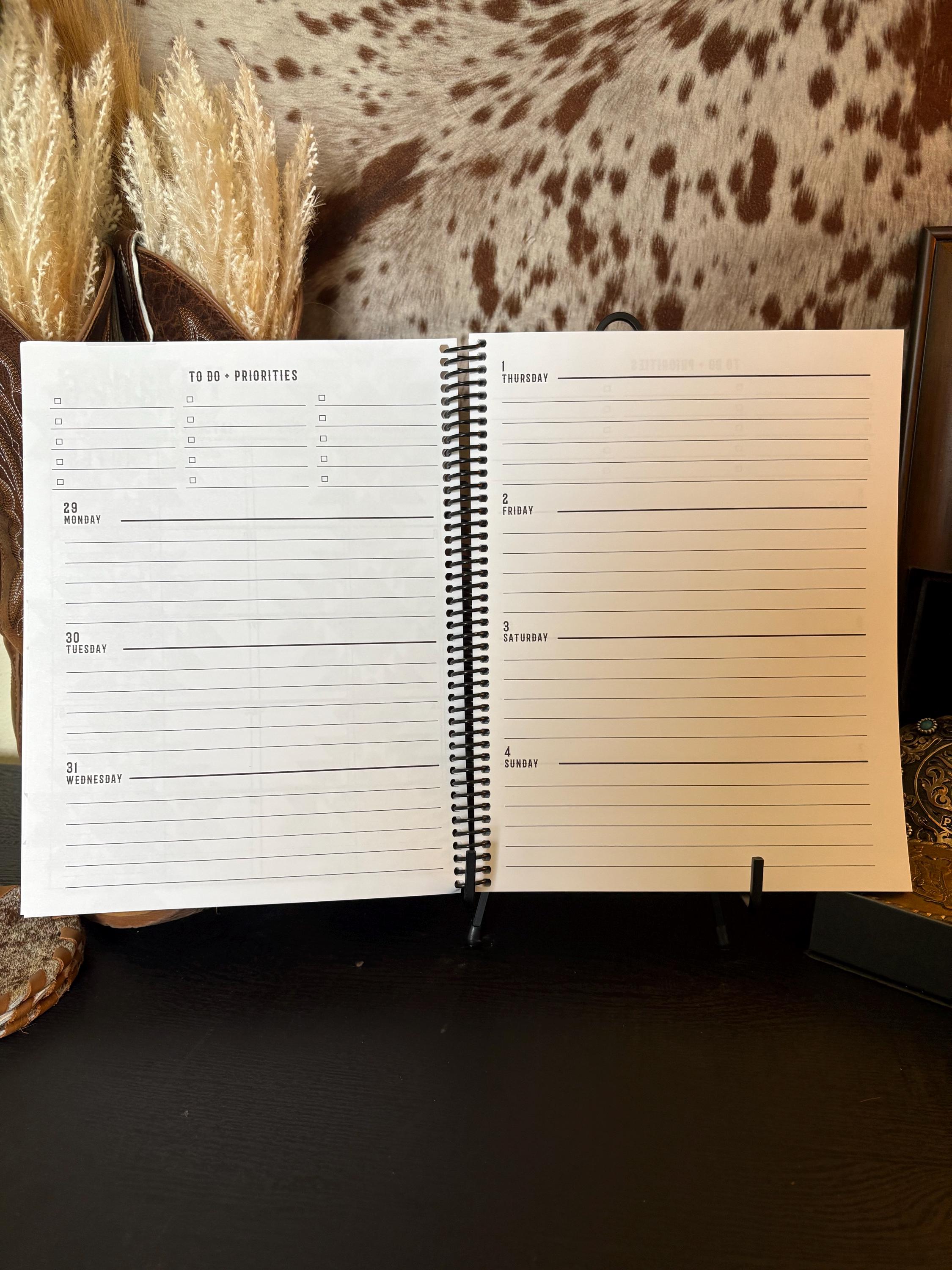 2026 Western Daily Planner - Etsy
