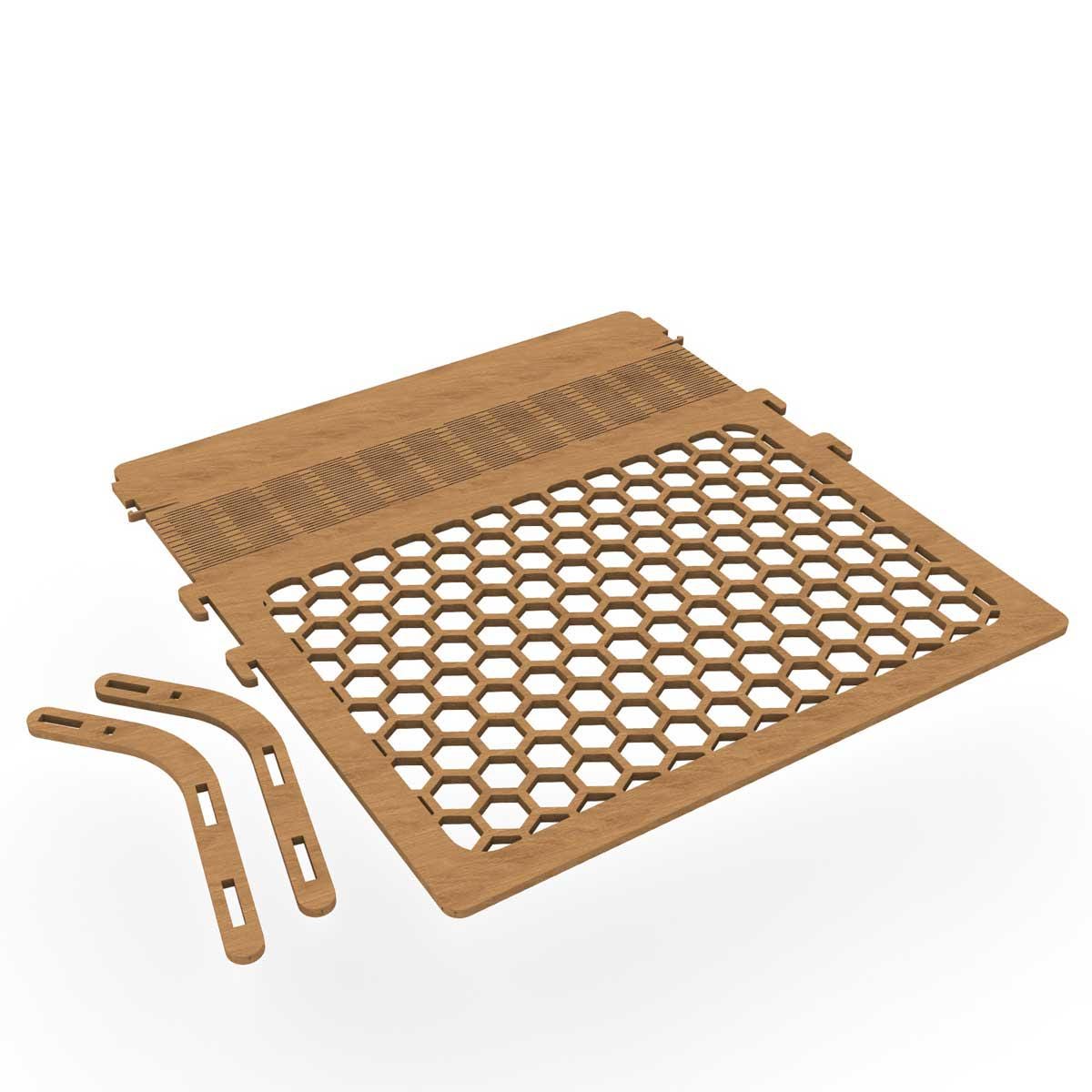 Laser Cut Laptop Stand Digital File | Ergonomic 3-piece Design | Fits ...