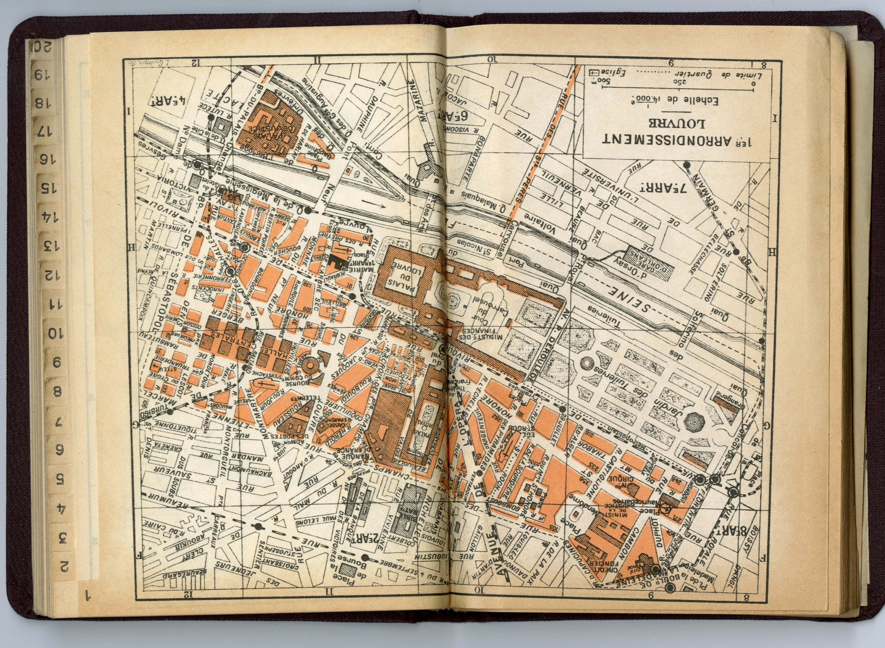 PARIS MAP, Circa 1920. Vintage - Etsy