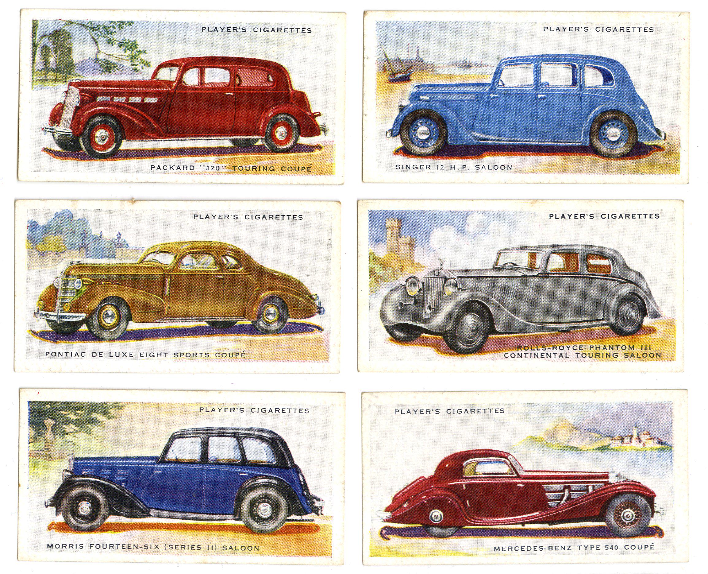 50 MOTOR CAR Trade Cards. Circa 1930, Vintage - Etsy