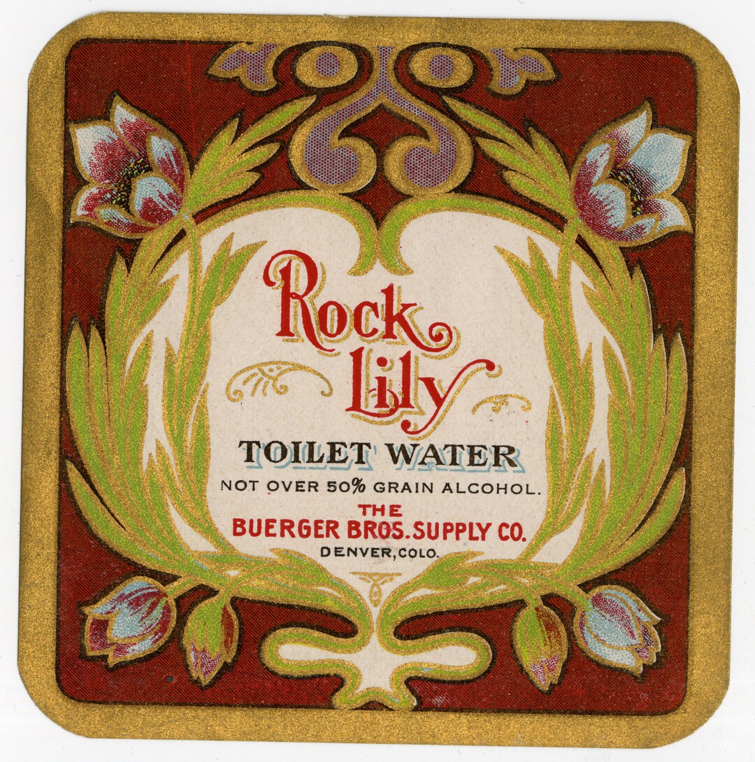 ENGLISH PERFUME LABEL, Circa 1930, Vintage - Etsy