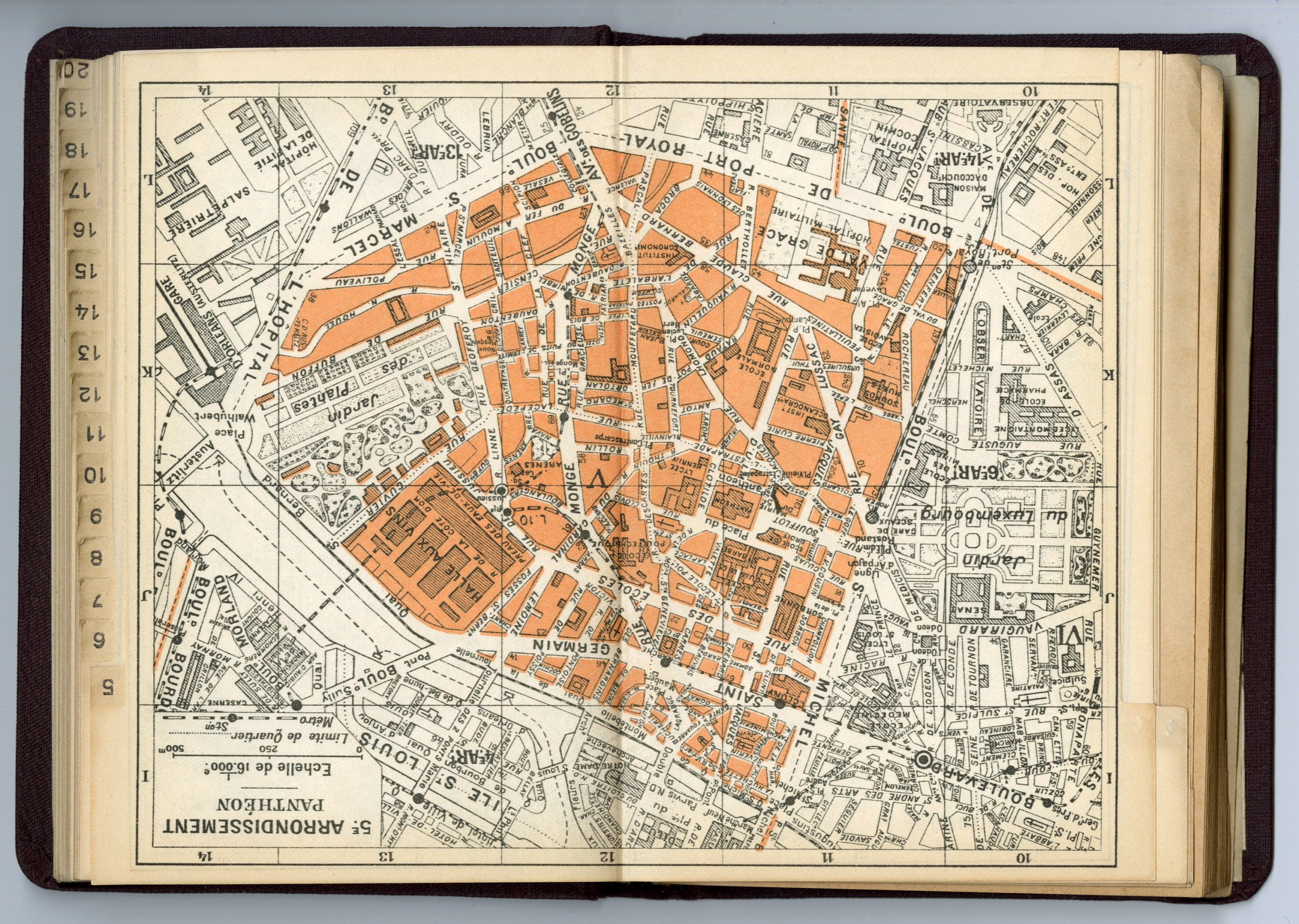 PARIS MAP, Circa 1920. Vintage - Etsy