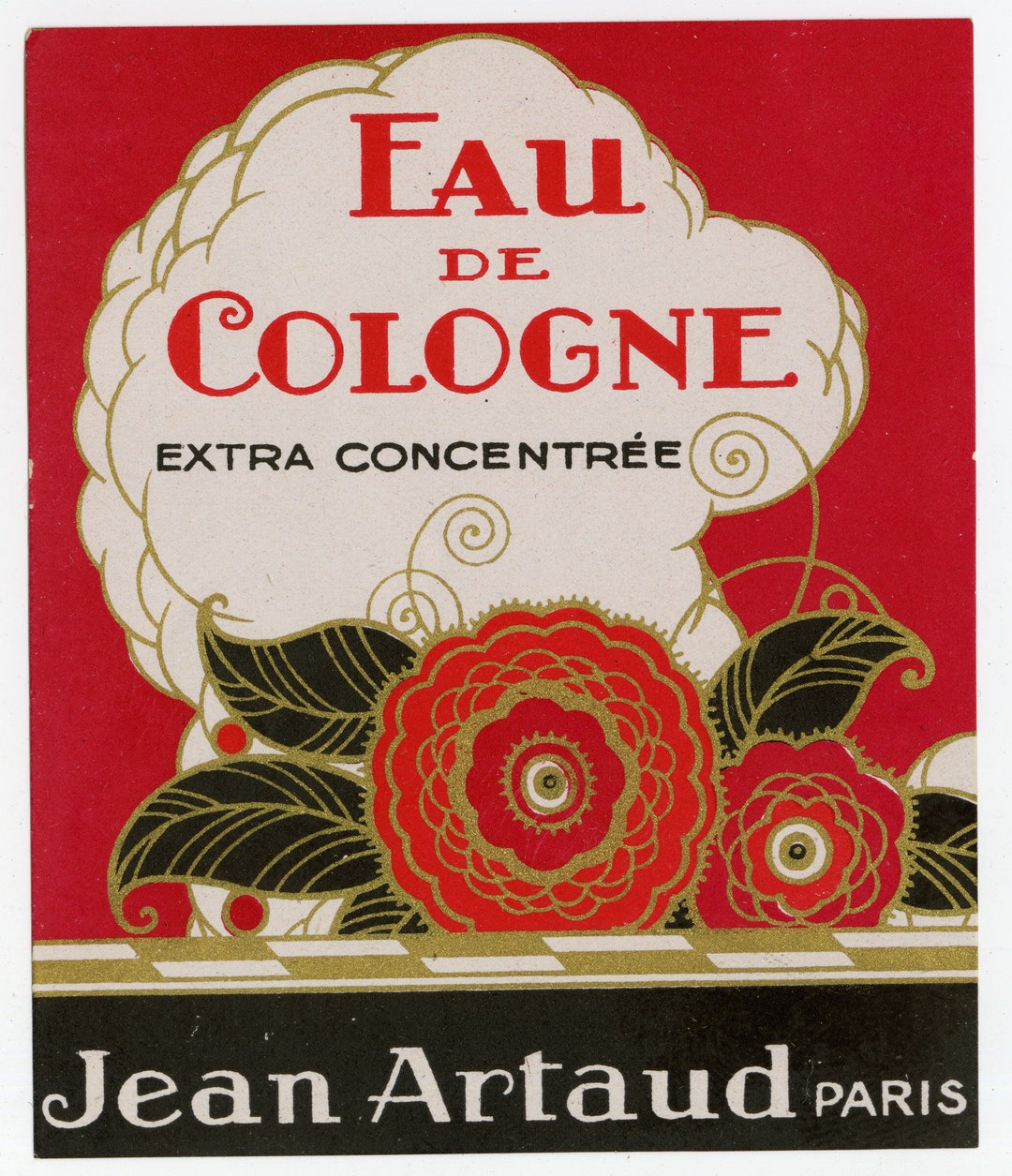 FRENCH PERFUME LABEL, Circa 1930, Vintage - Etsy
