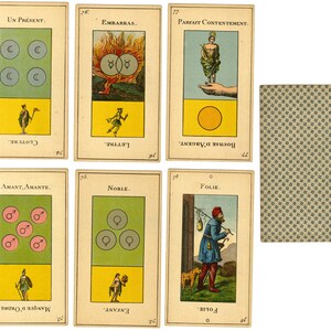 RARE FRENCH TAROT Deck. Complete: 78 Cards. Circa 1890, Original ...