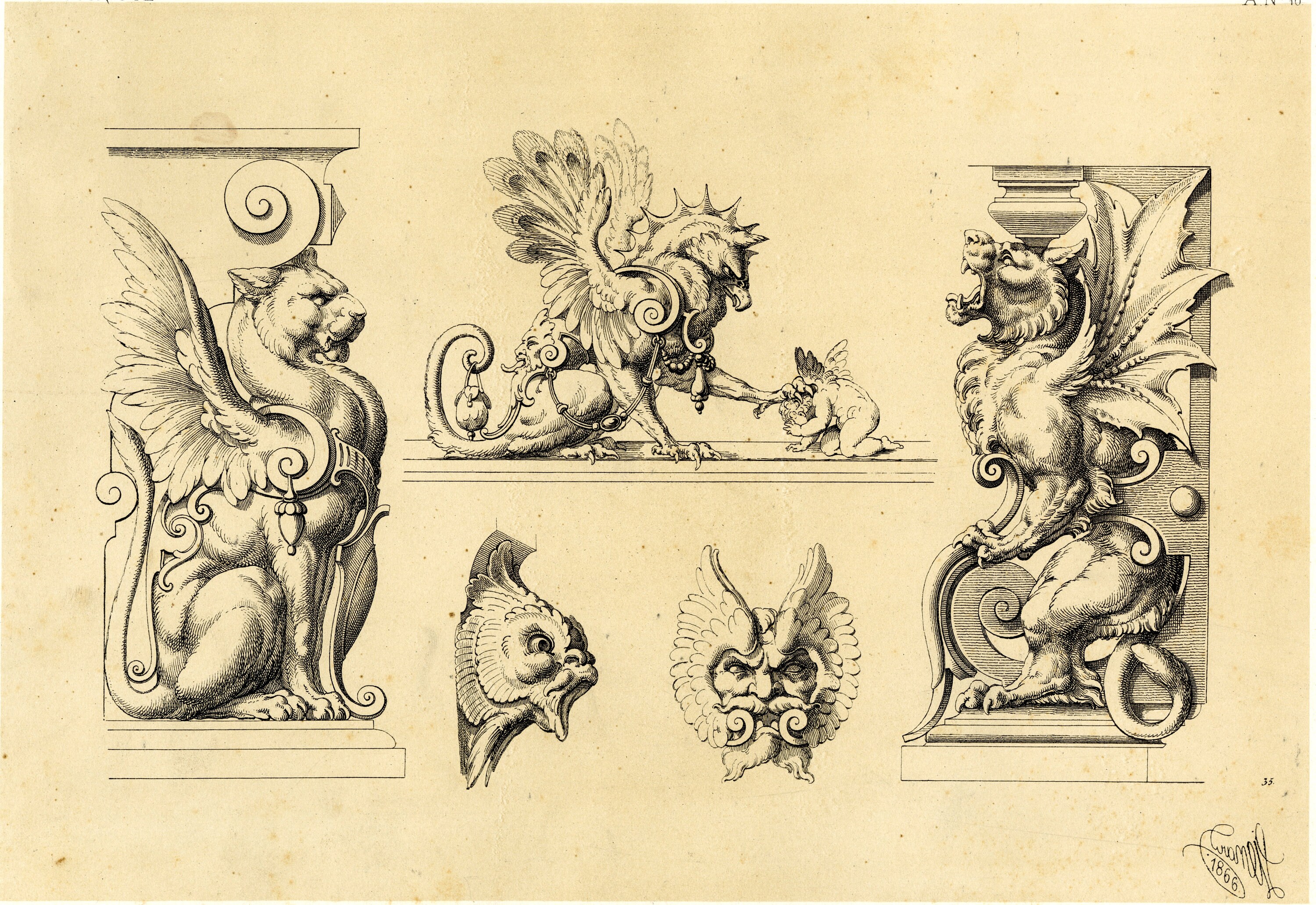 Antique, 1866 Lithograph, Original and Vintage - Etsy