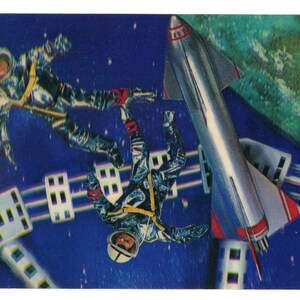 THREE 3-D OUTER SPACE Postcards. Circa 1960, Vintage - Etsy