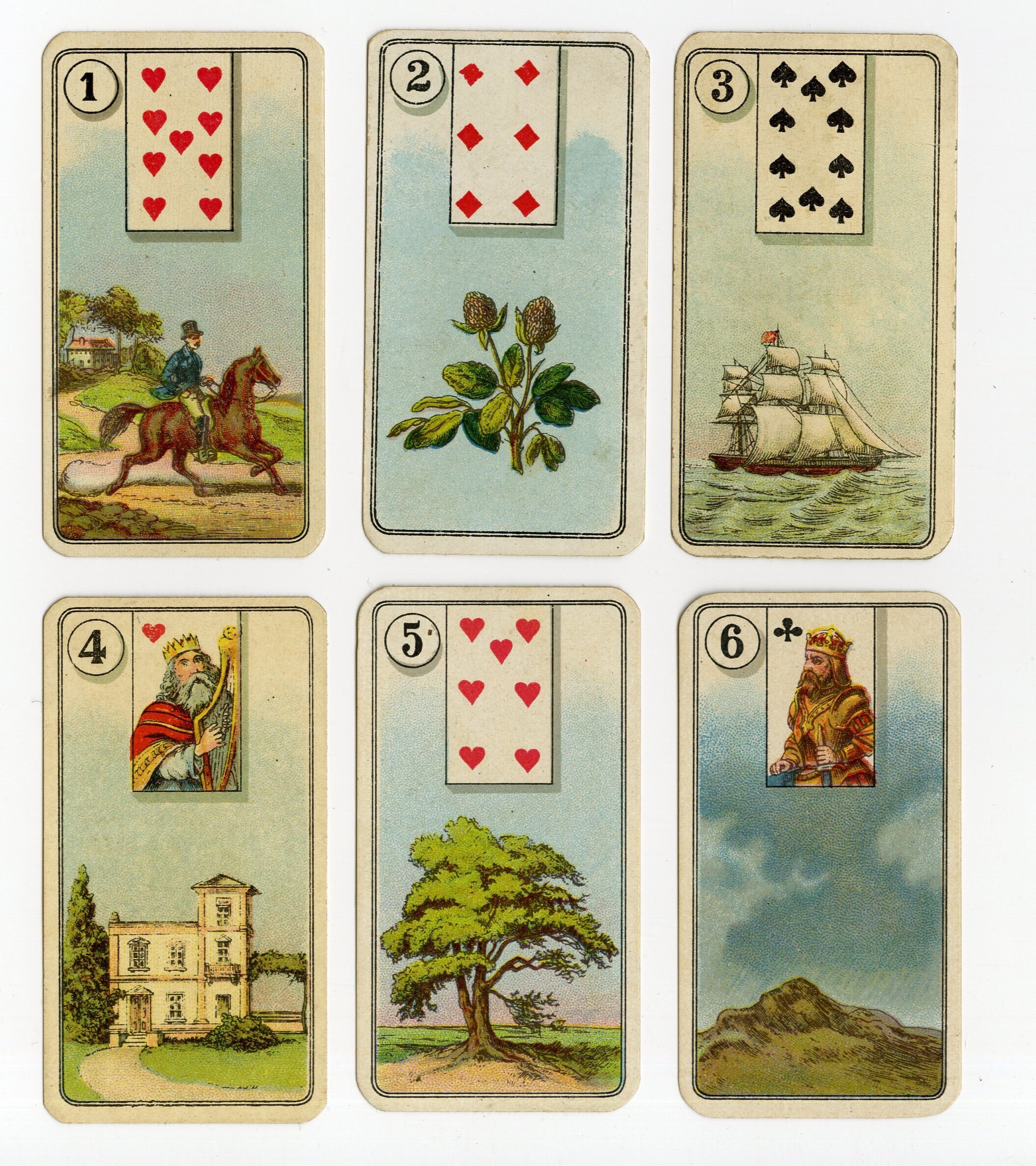FORTUNE TELLING CARDS, Circa 1920, Vintage & Complete - Etsy