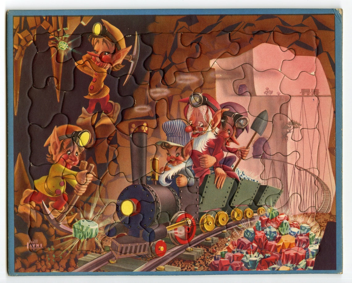 4 JIGSAW PUZZLES - Set. Circa 1940, Vintage - Etsy