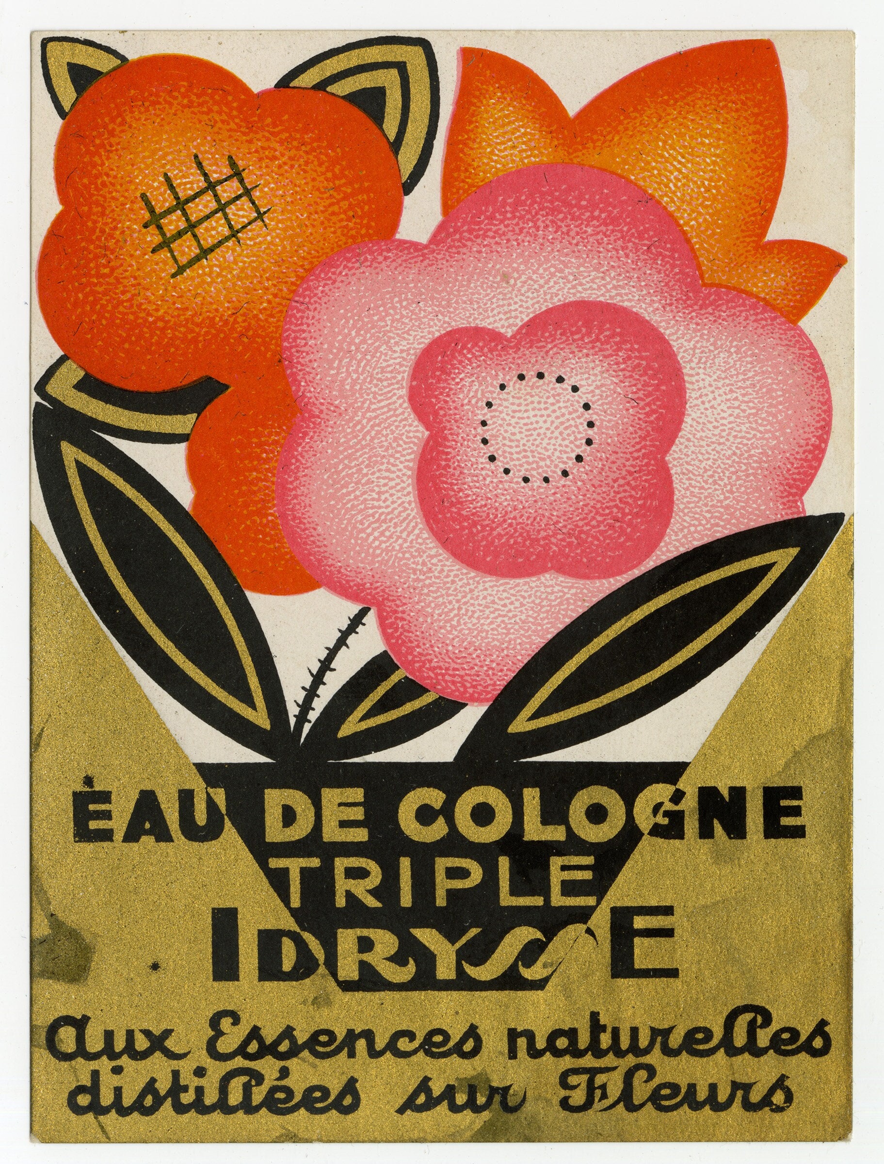 FRENCH PERFUME LABEL, Circa 1930, Vintage - Etsy