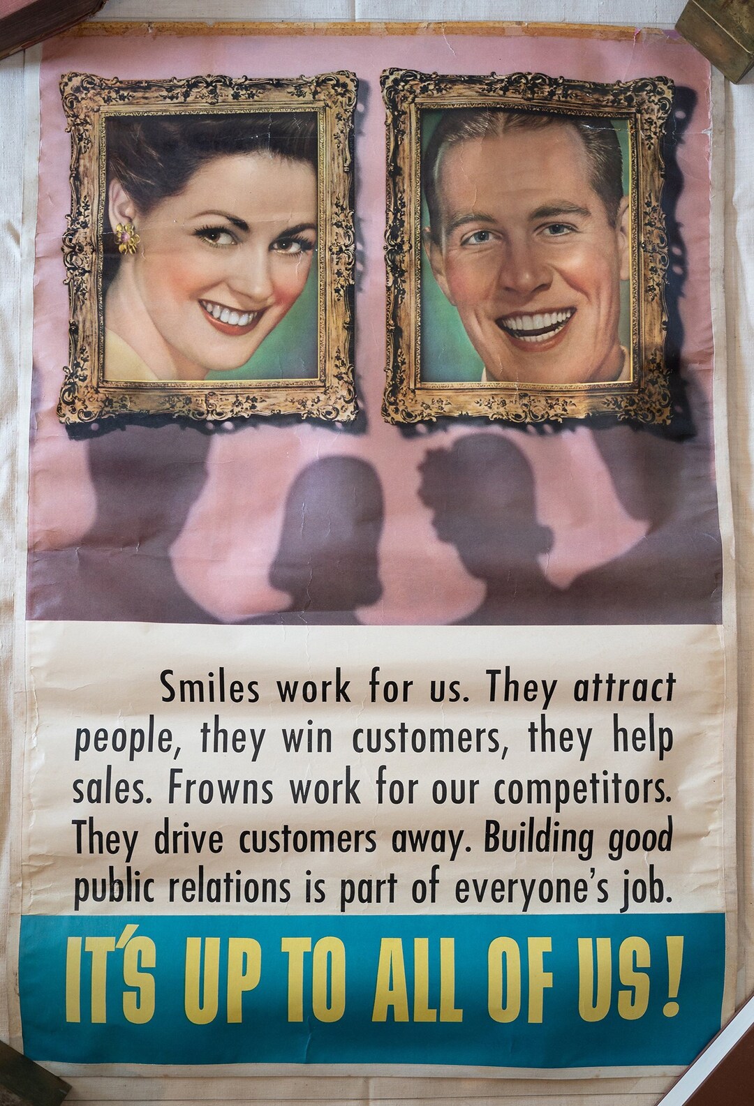 INDUSTRIAL PROPAGANDA POSTER, Circa 1940, Vintage - Etsy